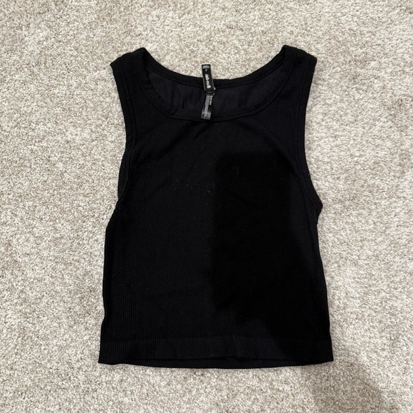 Aritzia | Tops | Aritzia Sun Deh Black Ribbed Tank Top | Poshmark